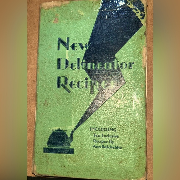 Butterick Publishing | Kitchen | New Delineator Recipes Cookbook ...